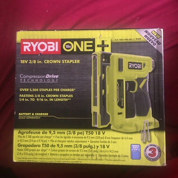 RYONI ONE | Other | Ryobi One 8v 38 In Crown Stapler | Poshmark